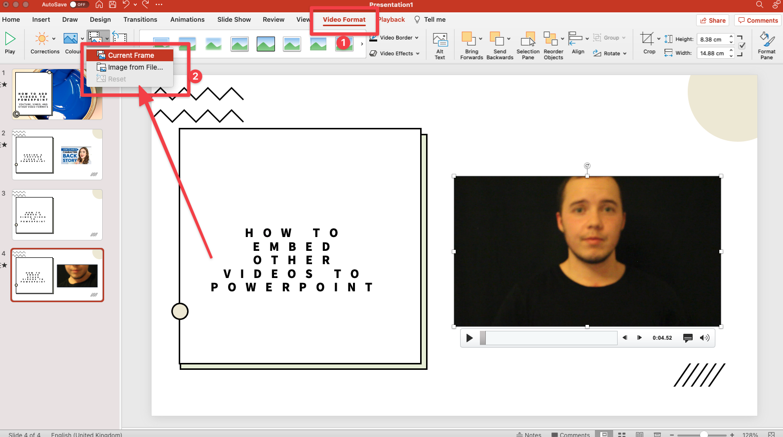 How to embed videos in PowerPoint