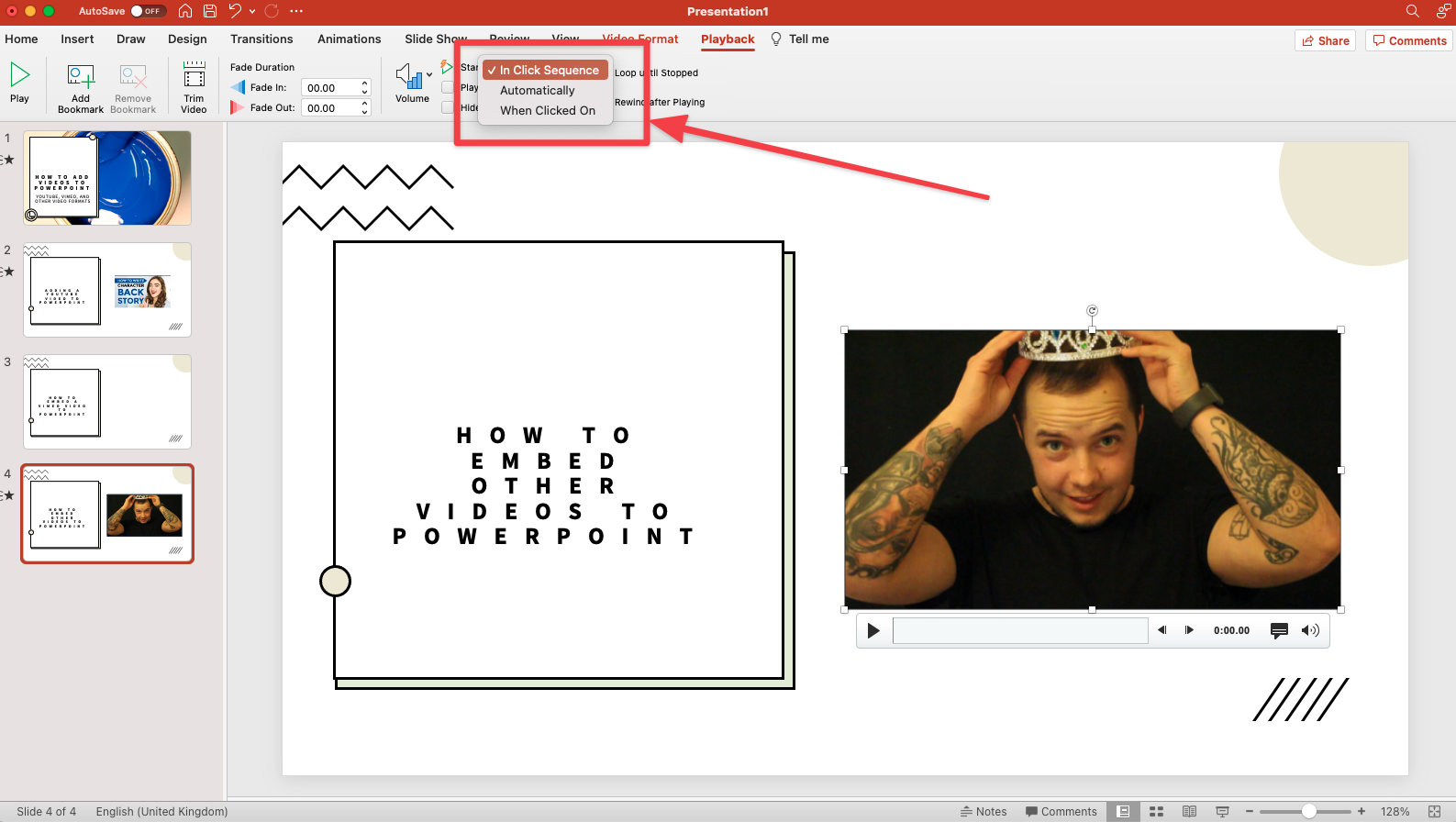 How to embed videos in PowerPoint